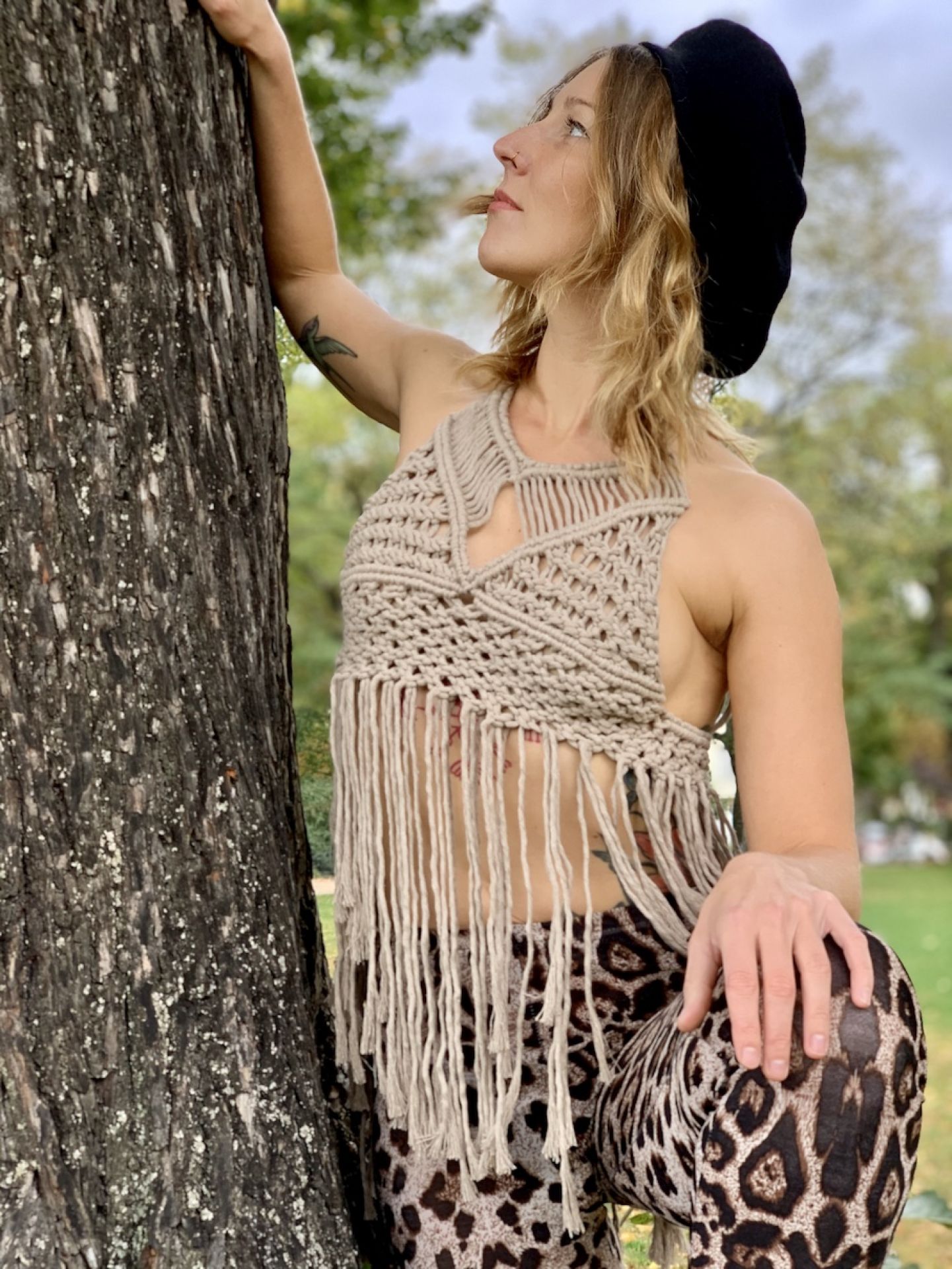 Macrame tops - handmade